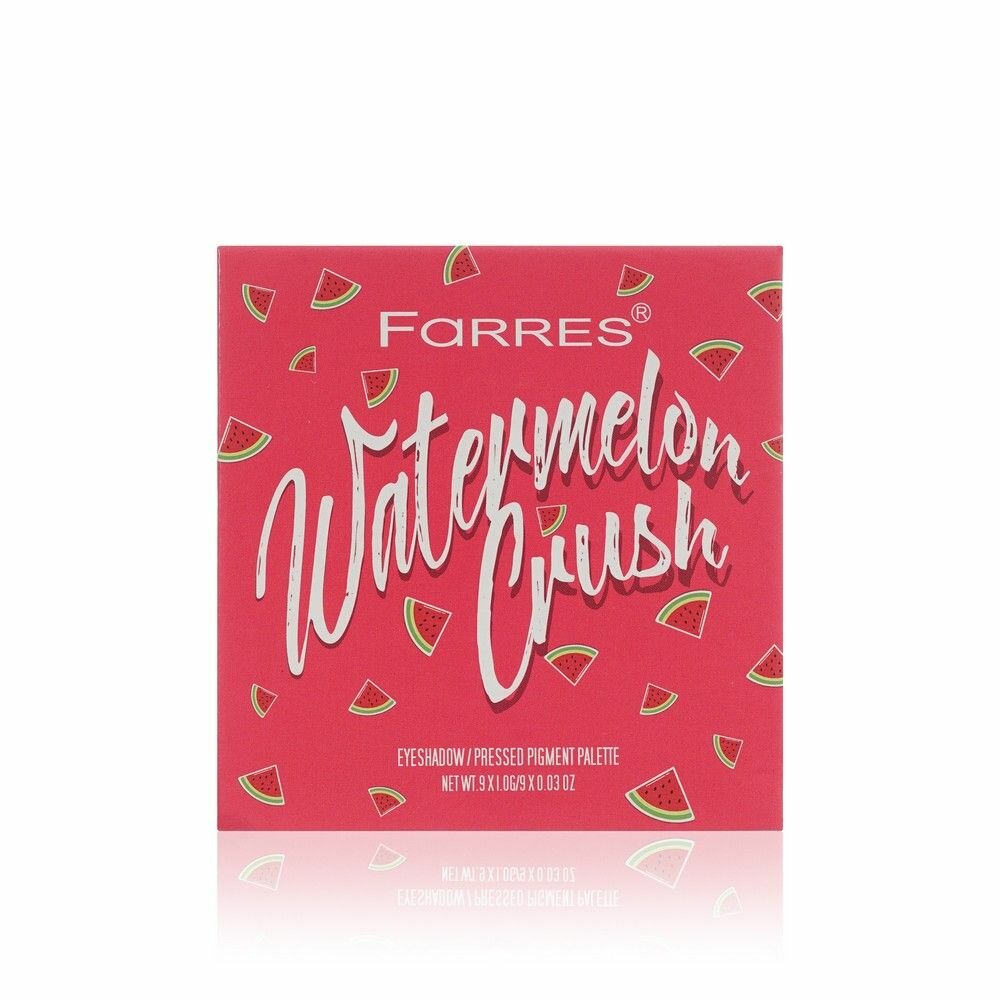 Палетка теней для макияжа Farres Watermelon Crush 9 цветов