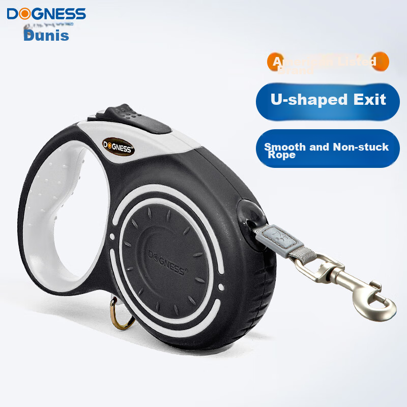 DOGNESS Dog Leash Retractable Anti-Burst Pulling Rope for Small And Medium Dogs, Automatic Extendable Dog Chain for Teddy And Border Collie, 4 Meters