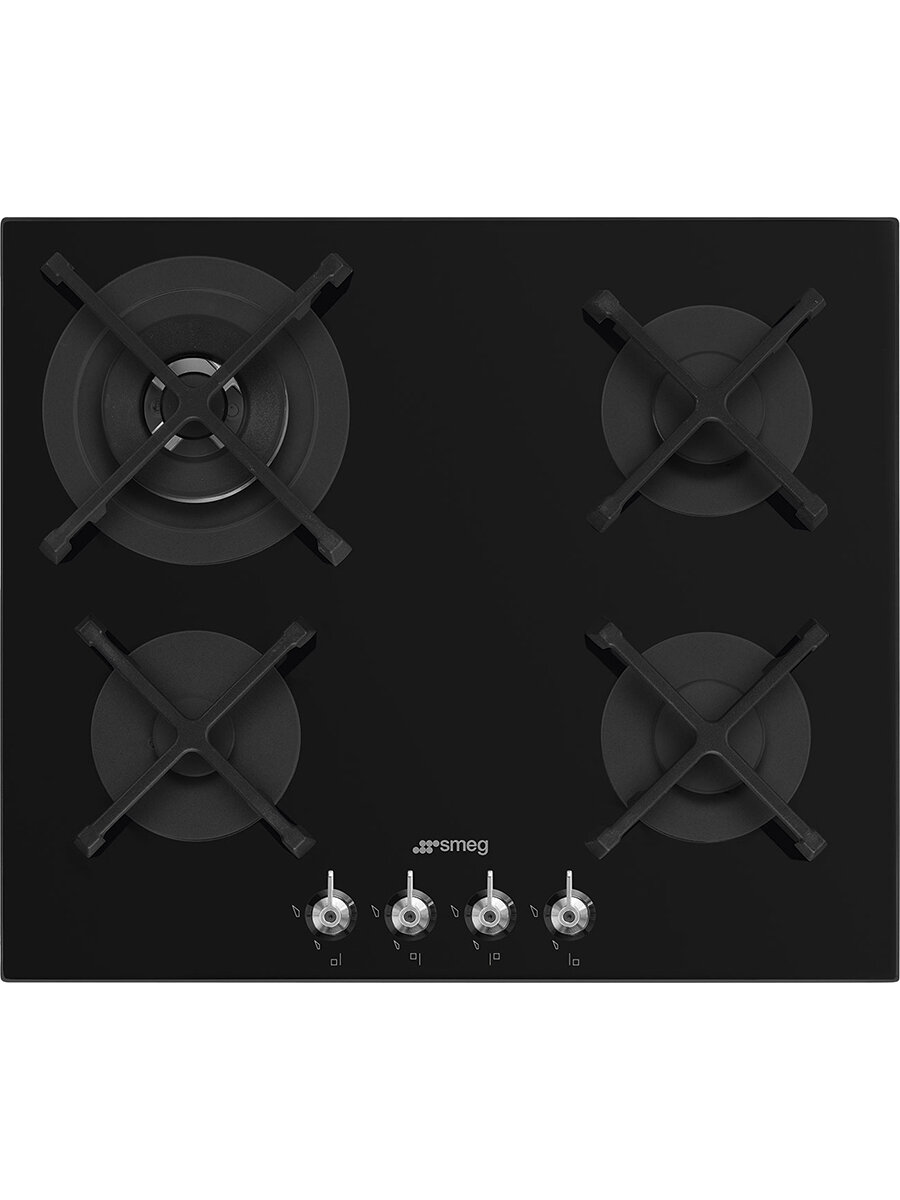 Встраиваемая газовая панель SMEG PV364N, официальная гарантия