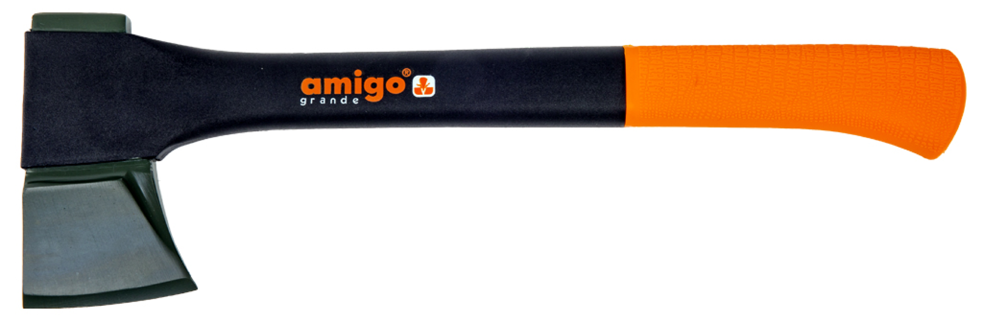 Топор-колун Amigo / Амиго с противоскользящей рукояткой, из кованой стали, 450мм, 0.68кг / ударно-рычажный инструмент