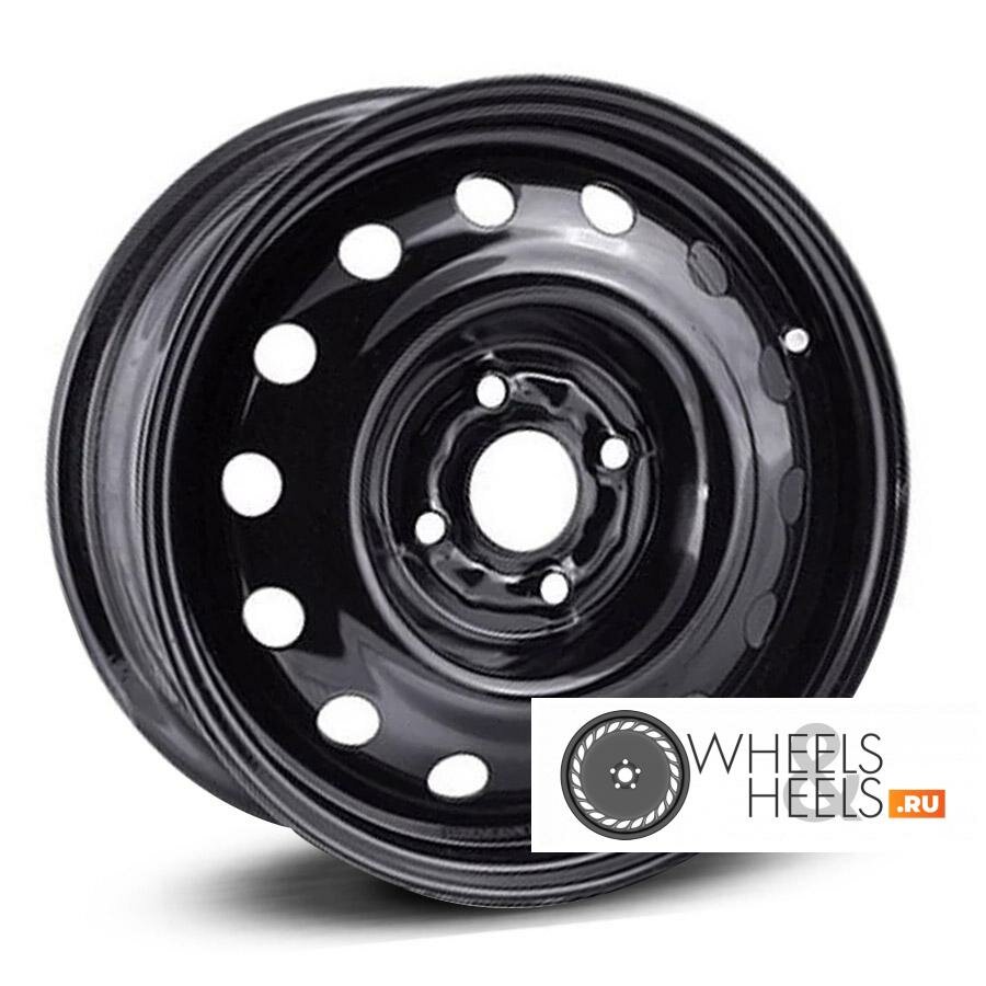 Диск автомобильный стальной TREBL 53B35B 14x5 4x98 et35 dia58.6 Черный