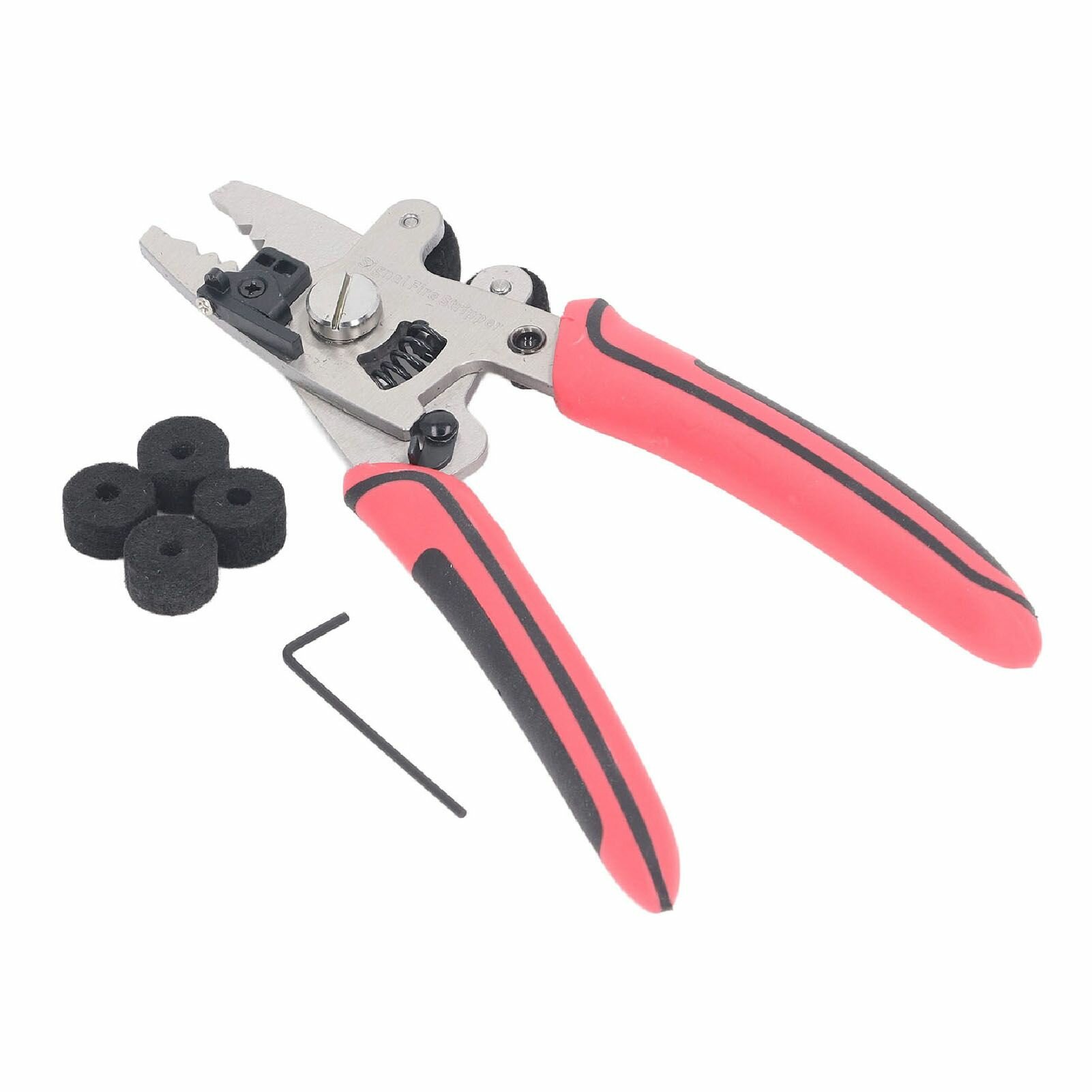 Инструмент для зачистки оптоволокна с лезвием из нержавеющей стали, противоскользящей ручкой из ПВХ, многофункциональным кусачом для оптоволокна и плоскогубцами для легкого удаления ПВХ