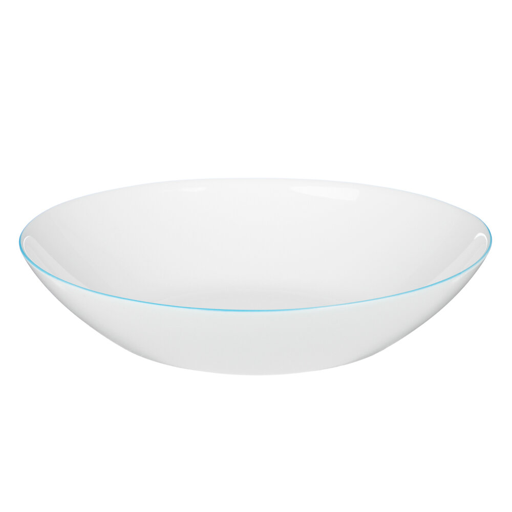 Набор суповых тарелок "Лаванда" 800 мл, 20 см, комплект 6 штук, опаловое стекло