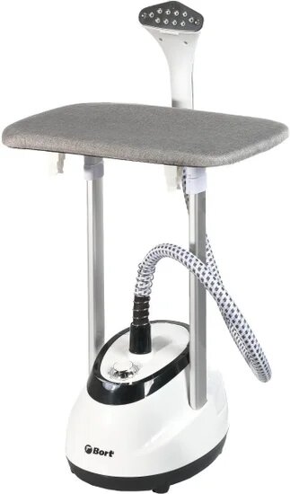 Отпариватель Bort Steam Duo, напольный, 1800 Вт, гладильная доска