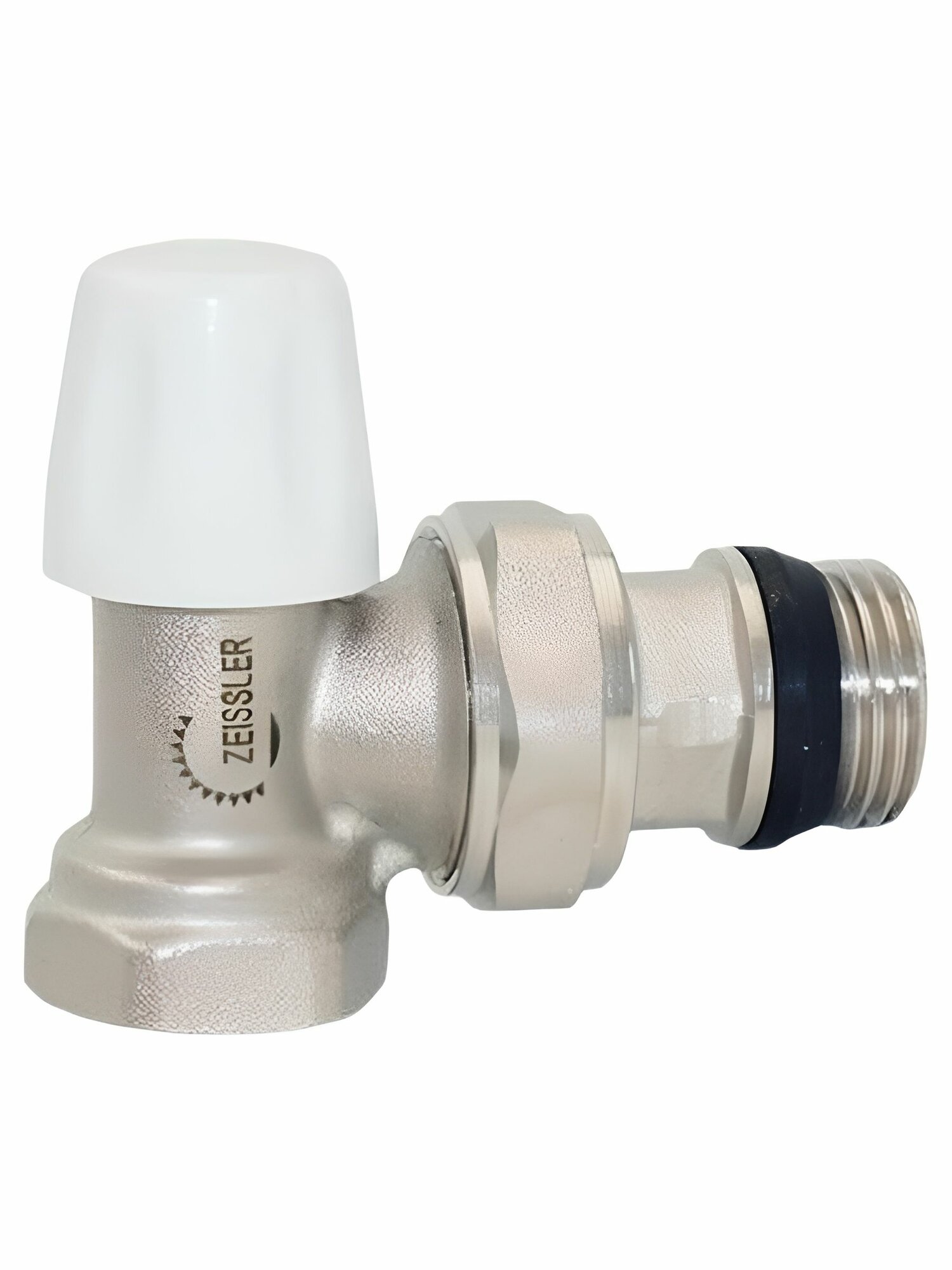 Терморегулирующий вентиль угловой 1/2" нижний TIM/Гидропласт