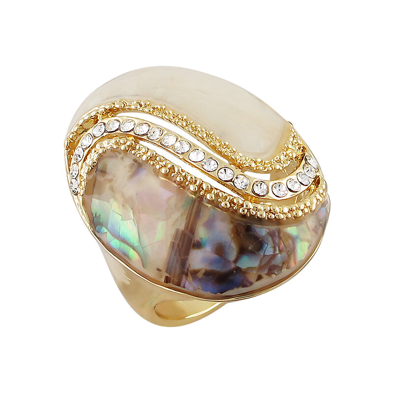 Кольцо, полимерная глина, циркон