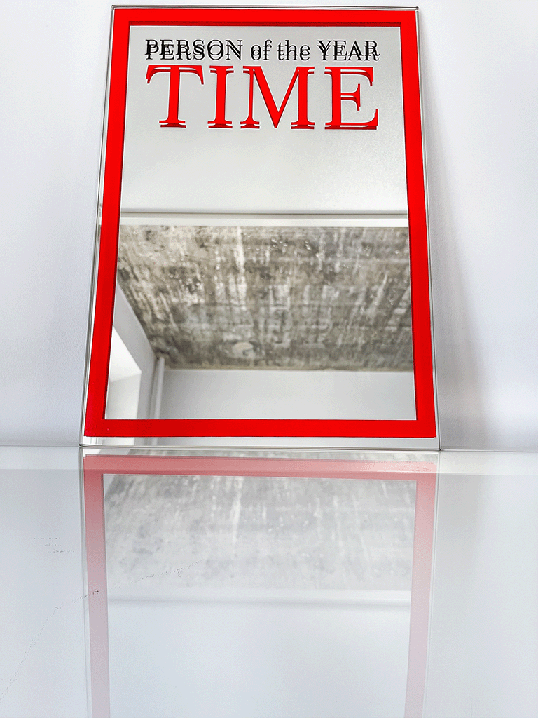 Зеркало обложка журнала "TIME" из к\ф "Большой Лебовски", формат А4