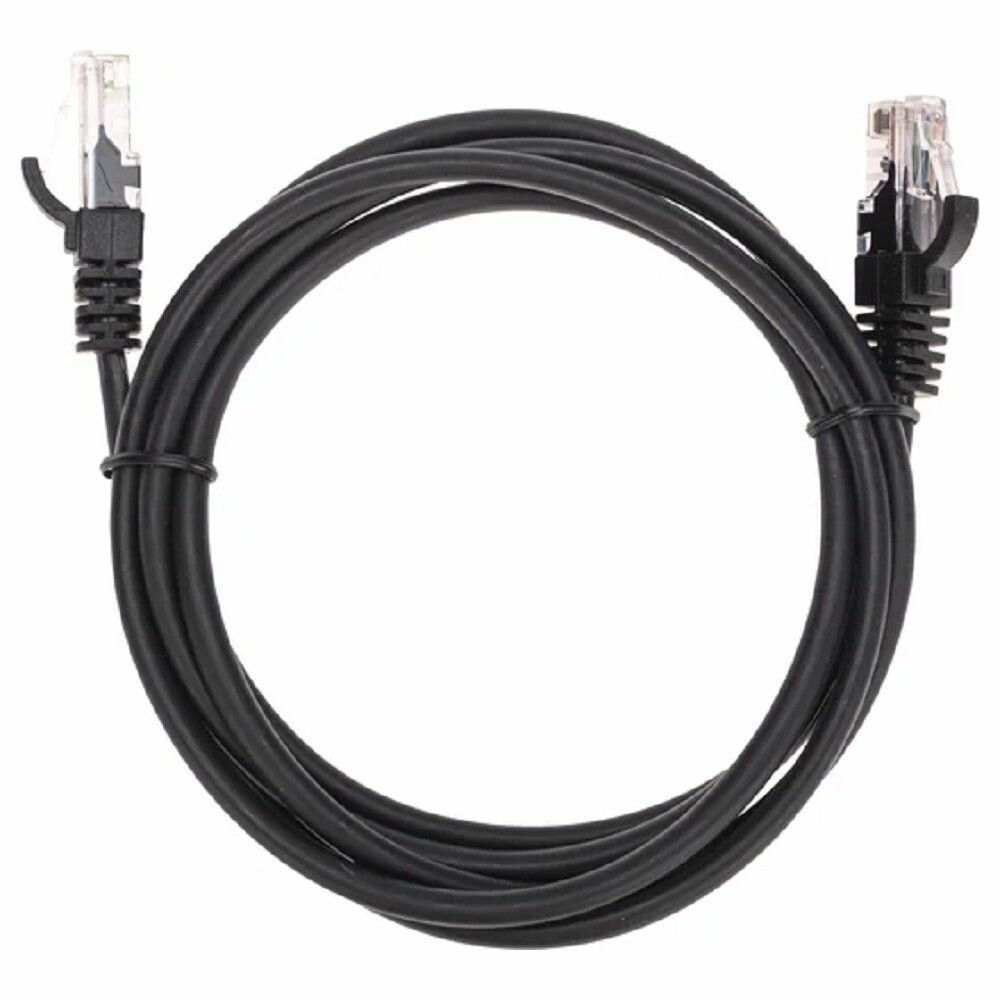Rexant Патч - корды сетевые, телефонные 02 - 0102 - 105 Патч - корд U UTP, CAT 5e, RJ45 - RJ45, 26AWG, LSZH, черный, 1,5м