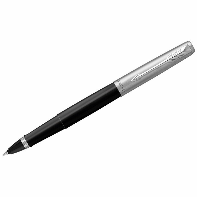 Ручка-роллер Parker Jotter Originals Black Chrome СT черная, 0,8мм, подарочная упаковка, 2096907/347055