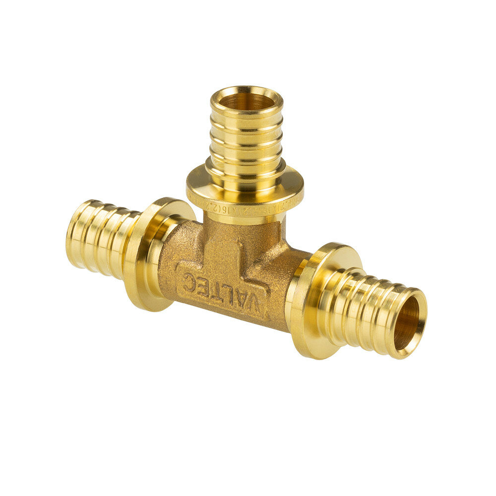 Тройник Valtec 20 х 20 х 20 мм равнопроходной латунь (VTm.431. BG.202020)