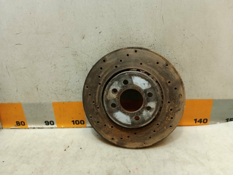 Б/У с перфорацией Диск тормозной передний Renault Megane 2008 2 453126 RENAULT арт. 402069518R