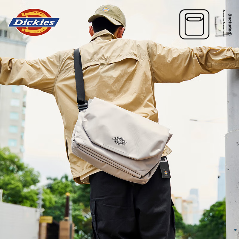 Рюкзак Dickies Men's Crossbody Bag, Lightweight Shoulder Bag, Women's Casual Multifunctional Messenger Bag, Chest And Waist Pack, Large Capacity Upgraded Large Crossbody Bag