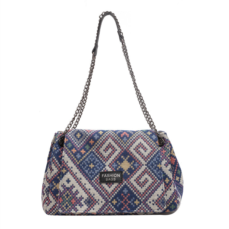 Бохо стиль, большая вместимость, высокие эстетические качества, универсальная модная женская сумка через плечо и ручная, уникальная индивидуальная новая модель,17,16, магниты, плечевой ремень, сумка