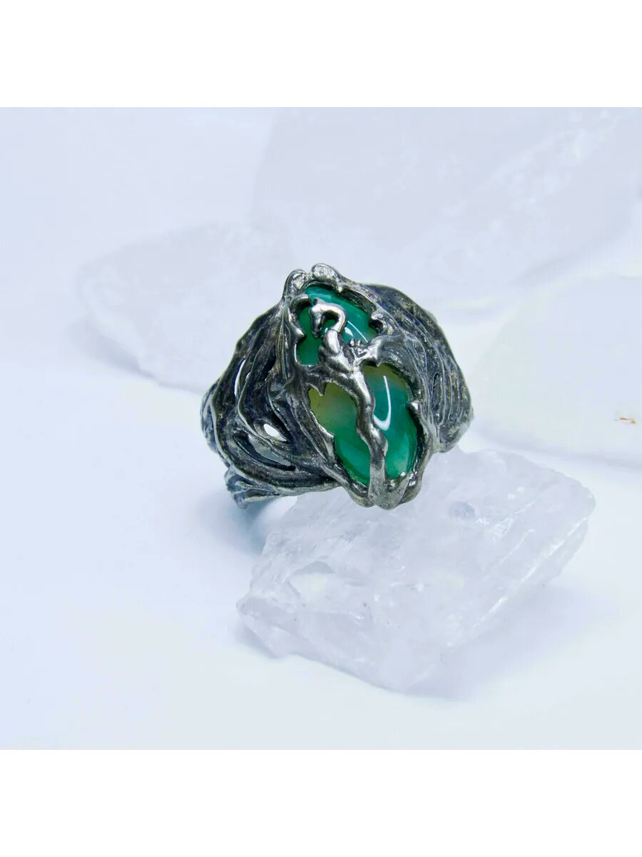 Кольцо, агат