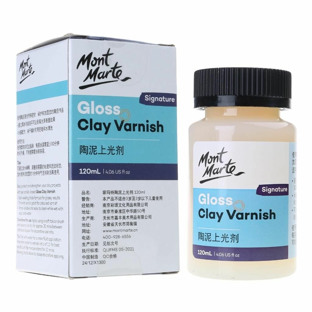 Глянцевый лак для воздушной глины, 120 мл