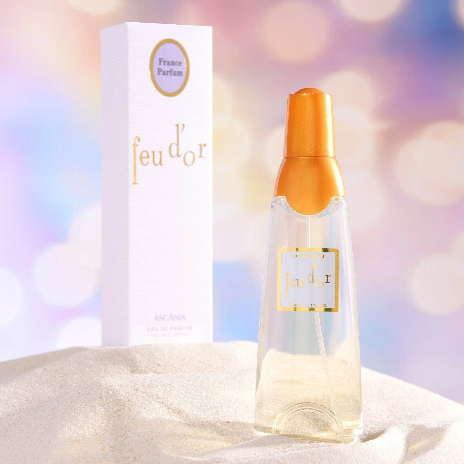 ASCANIA "Feu D`Or" парфюмерная вода женская, перезаполняемый флакон 50мл