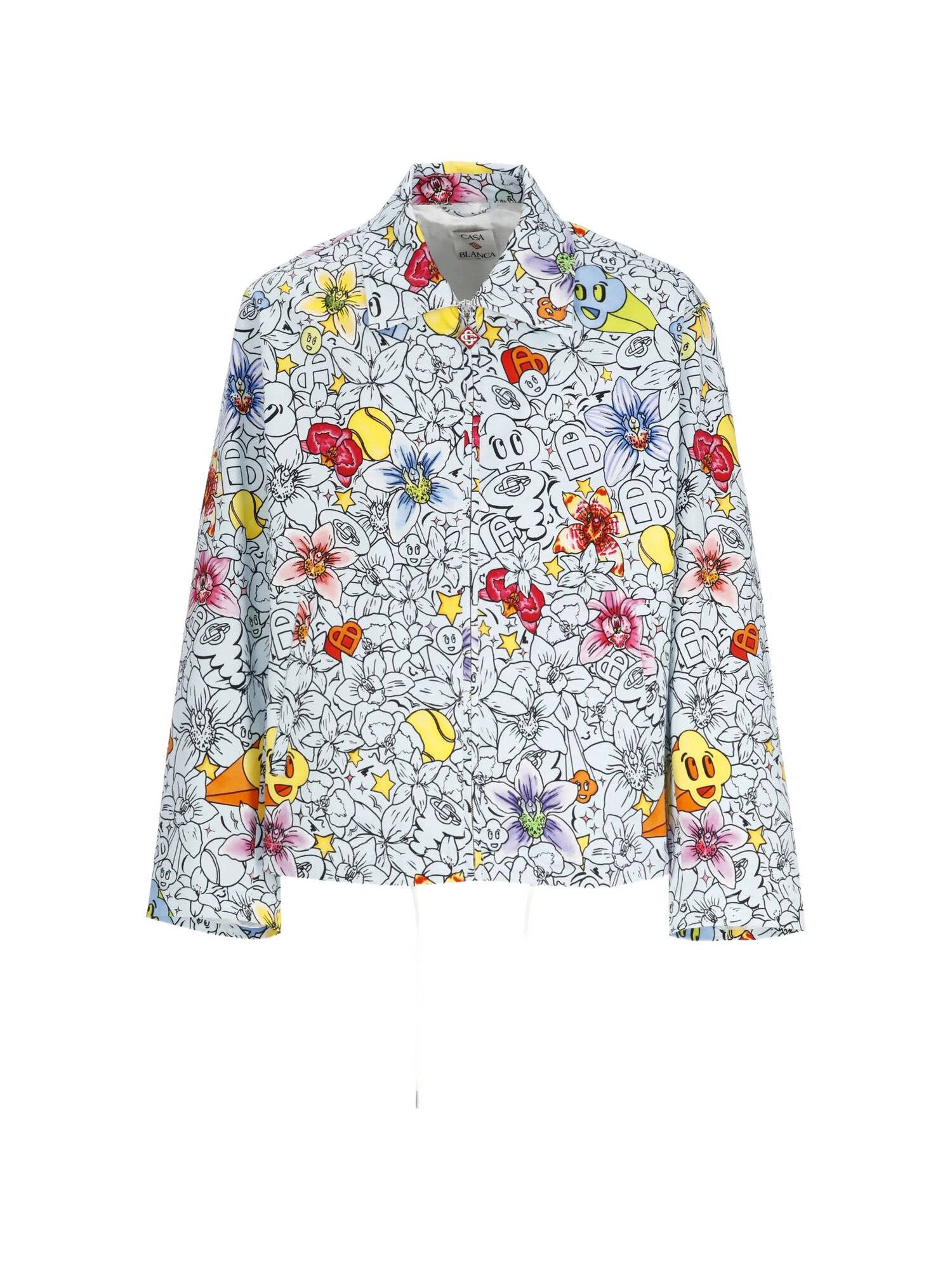 Куртка Graphic-print zip-up jacket