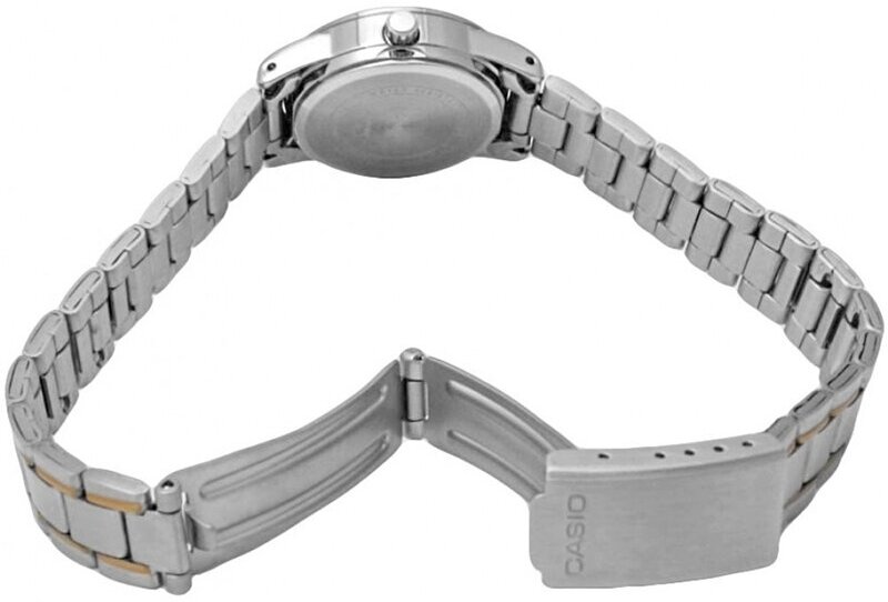 Наручные часы CASIO Collection, белый, золотой, серебряный — фото 1