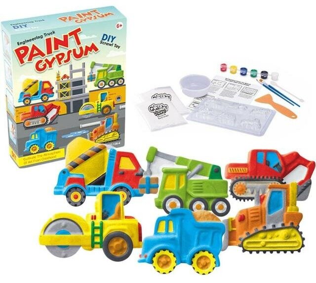 Развивающая игрушка для детей EngeneeringTruck, игрушка из гипса