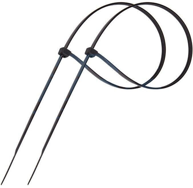 Хомут нейлоновый (кабельная стяжка) PROconnect 57-0401 400 х 5.0 мм черный (100 штук)