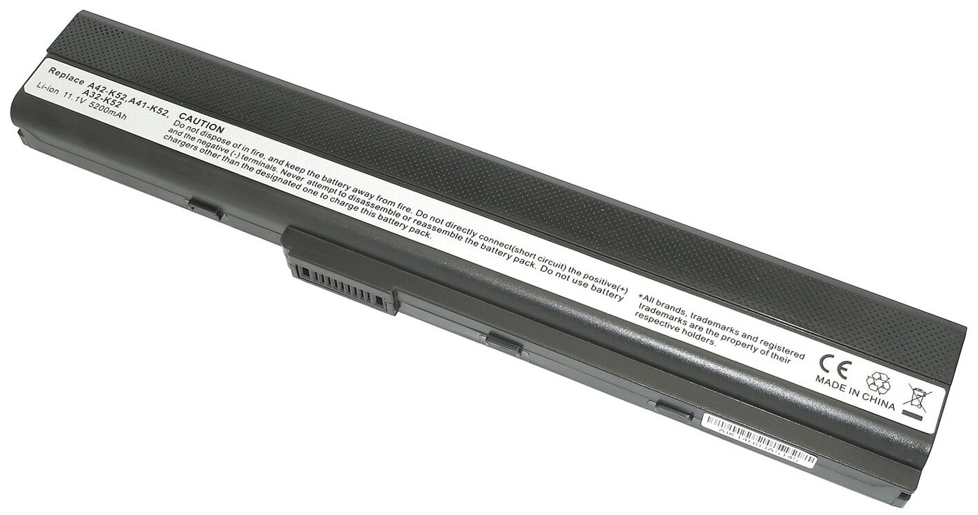 Аккумулятор для Asus A32-K52 / K52j / A52j / K52f / K52d / X52j / K52dr / PRO5IJ / K52n / X52n / K52jt / X52d / K52jc / K42f / A52f / A42f / K52ju