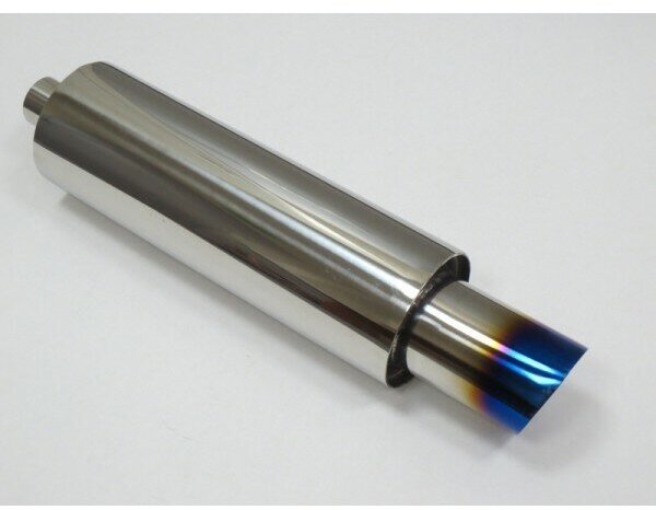 Глушитель прямоточный спортивный HJ-A119BL (8566)