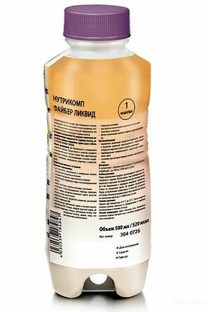 Нутрикомп файбер ликвид 500мл (нейтр вкус)