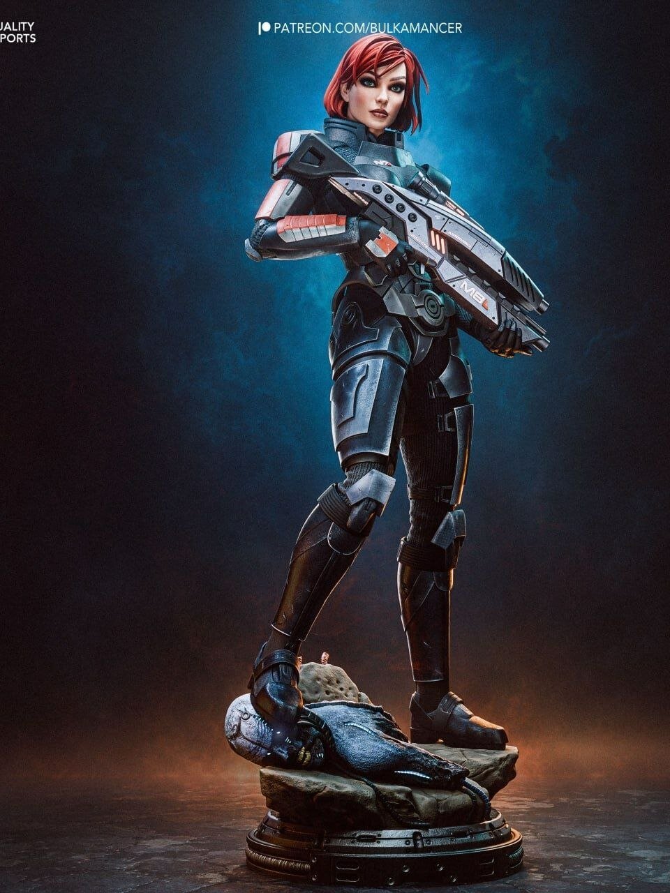 Фигурка под покраску Джейн Шеппард (Mass Effect) 26 см