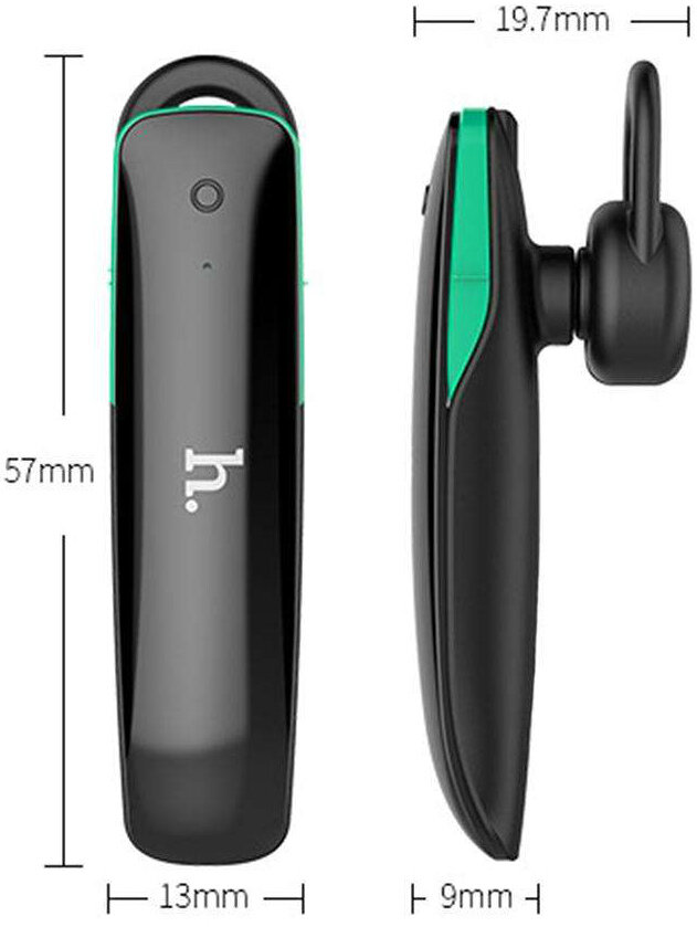Беспроводная гарнитура Hoco E1 Global, черная, накладные, Bluetooth 4.1 — фото 1