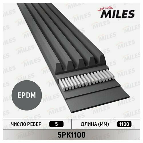 Ремень п/к MILES 5PK1100