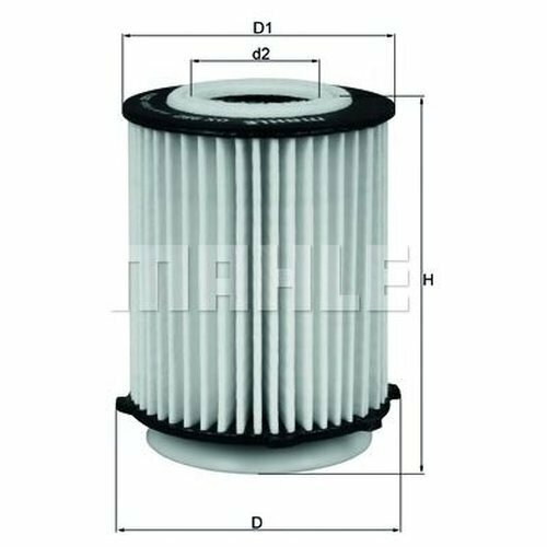 Фильтр масляный Knecht/Mahle OX982D