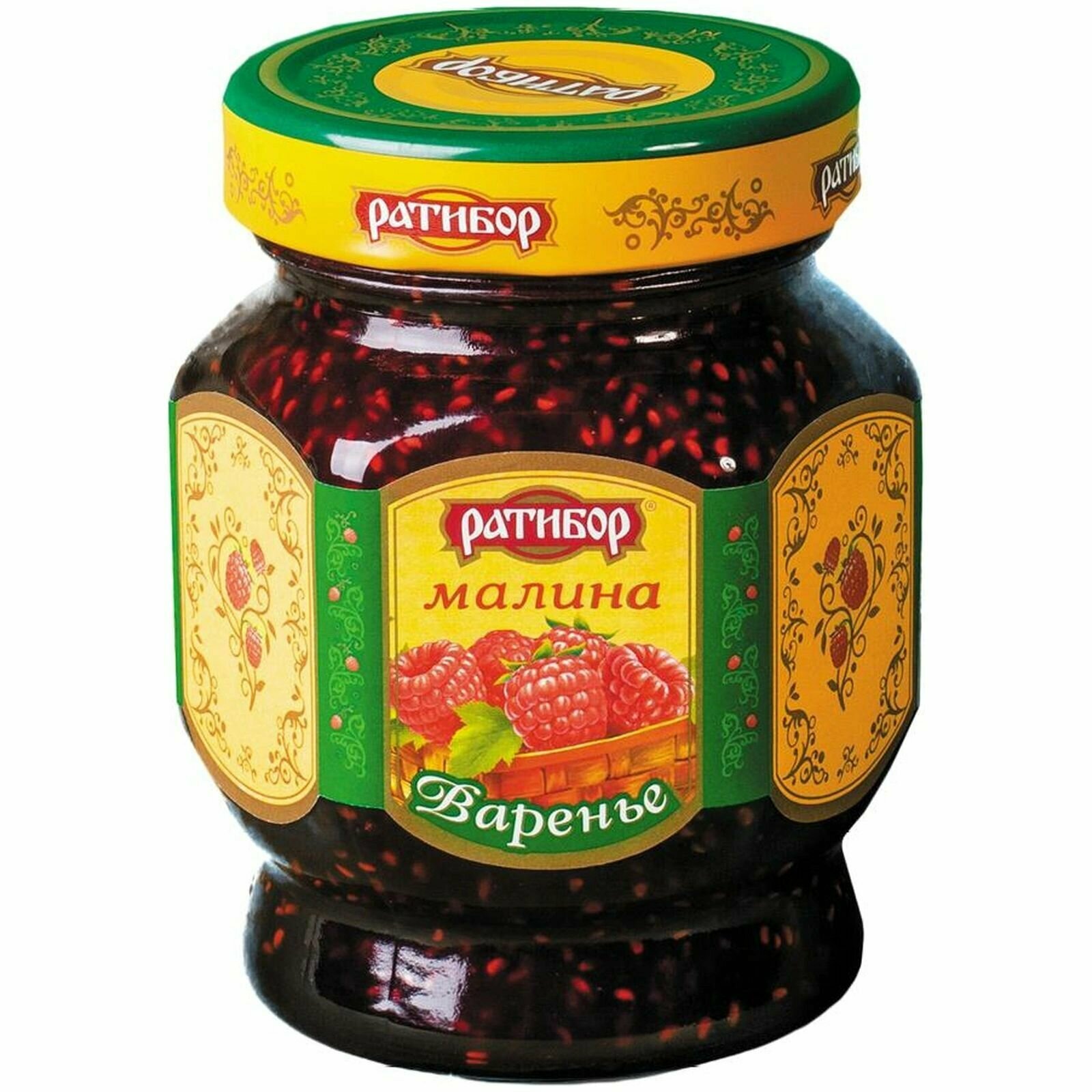 Варенье Ратибор малина, 360г, 3 шт.