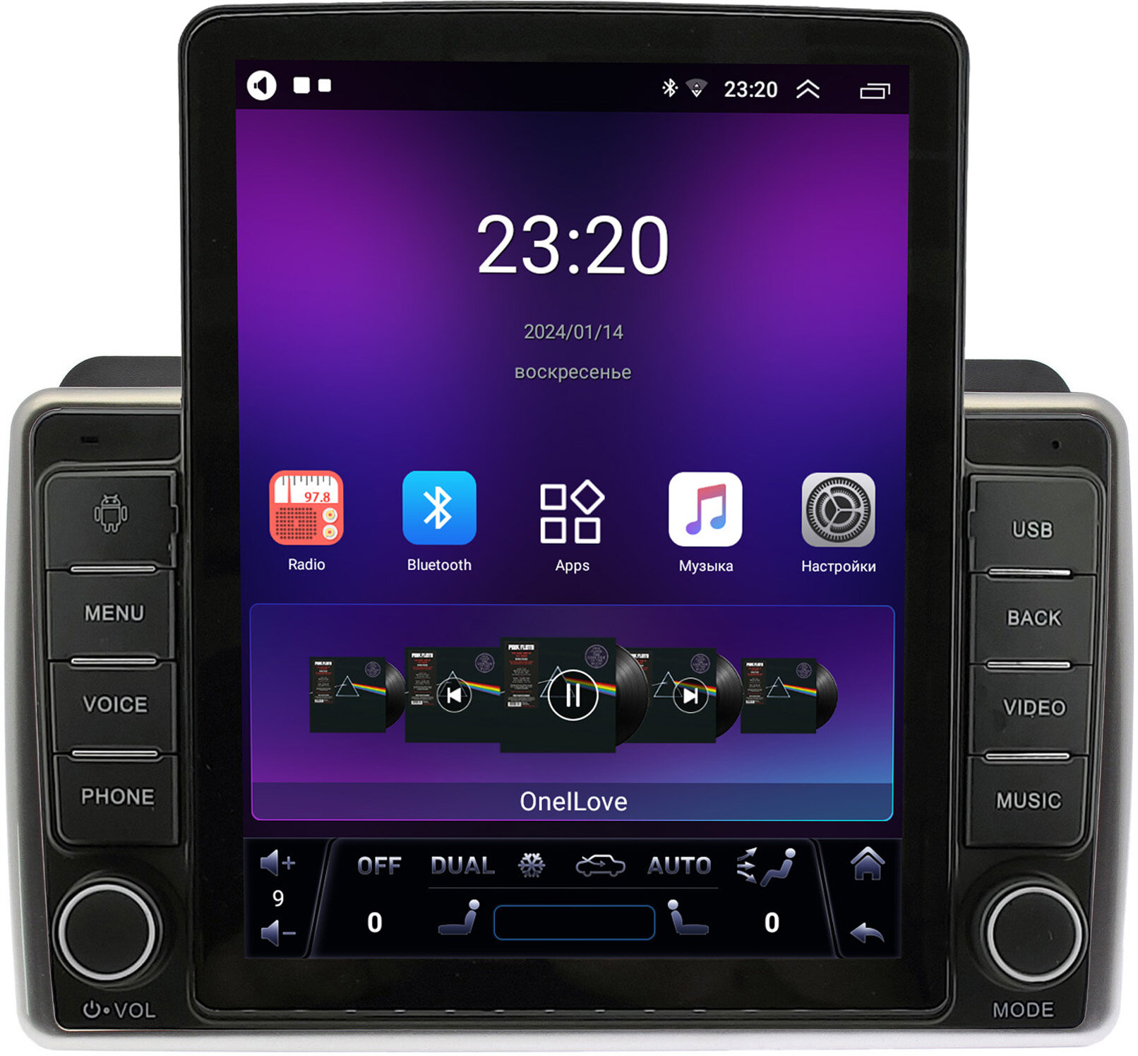 Штатная магнитола Kia Sorento 2 2012-2021 (для авто с NAVI) Canbox GTR095-9199 на Android 10 (QLed, 4/64, DSP, CarPlay)