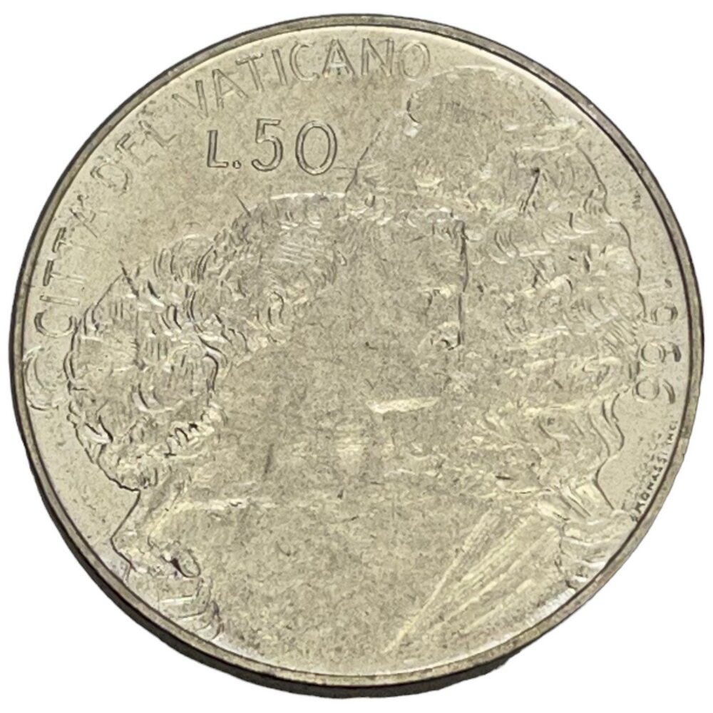 Ватикан 50 лир 1966 г. (IV)