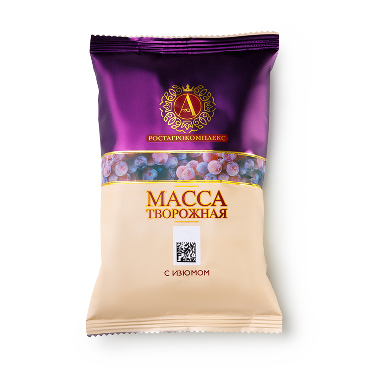 Творожная масса А. Ростагрокомплекс, с изюмом, 20%, 180 грамм, 1 уп.