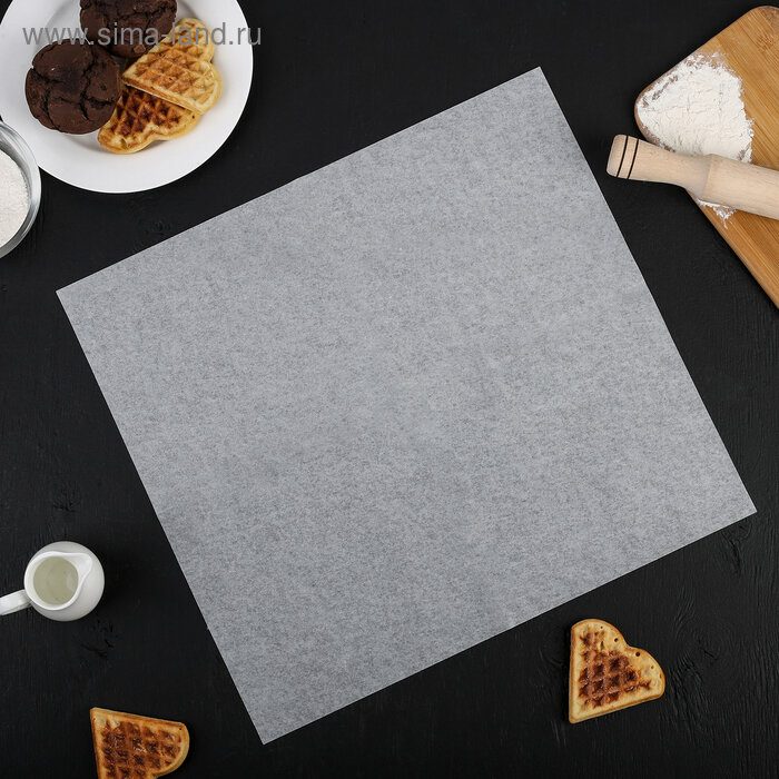 Бумага для выпечки силиконизированная Gurmanoff, 38×42 см,