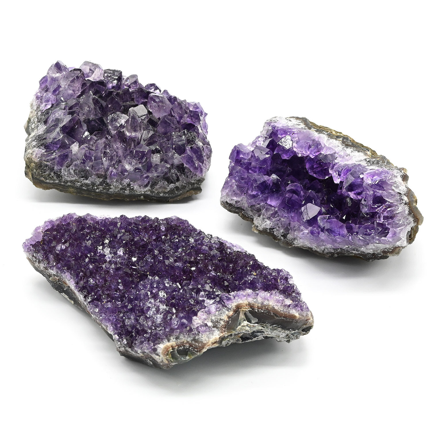 Друза Аметист Бразильский 66*46*29мм, 130-139г .