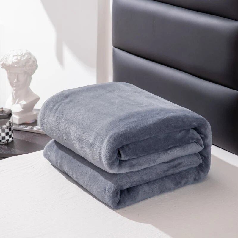 Bonenjoy плюшевое одеяло 200x230, 1pc 200x230cm, Серый
