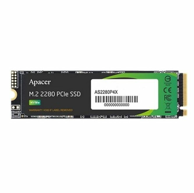 512 ГБ SSD M.2 накопитель APACER AS2280P4 (AP512GAS2280P4X-1) - PCI-E 3.0, чтение - 2100 Мбайт/с, запись - 1500 Мбайт/с, 3D NAND