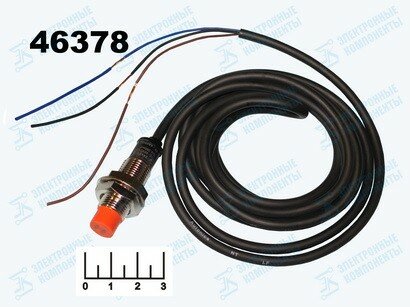 Индуктивный выключатель PR12-4DP 12.24V 200mA PNP NO (4мм не встраиваемый)