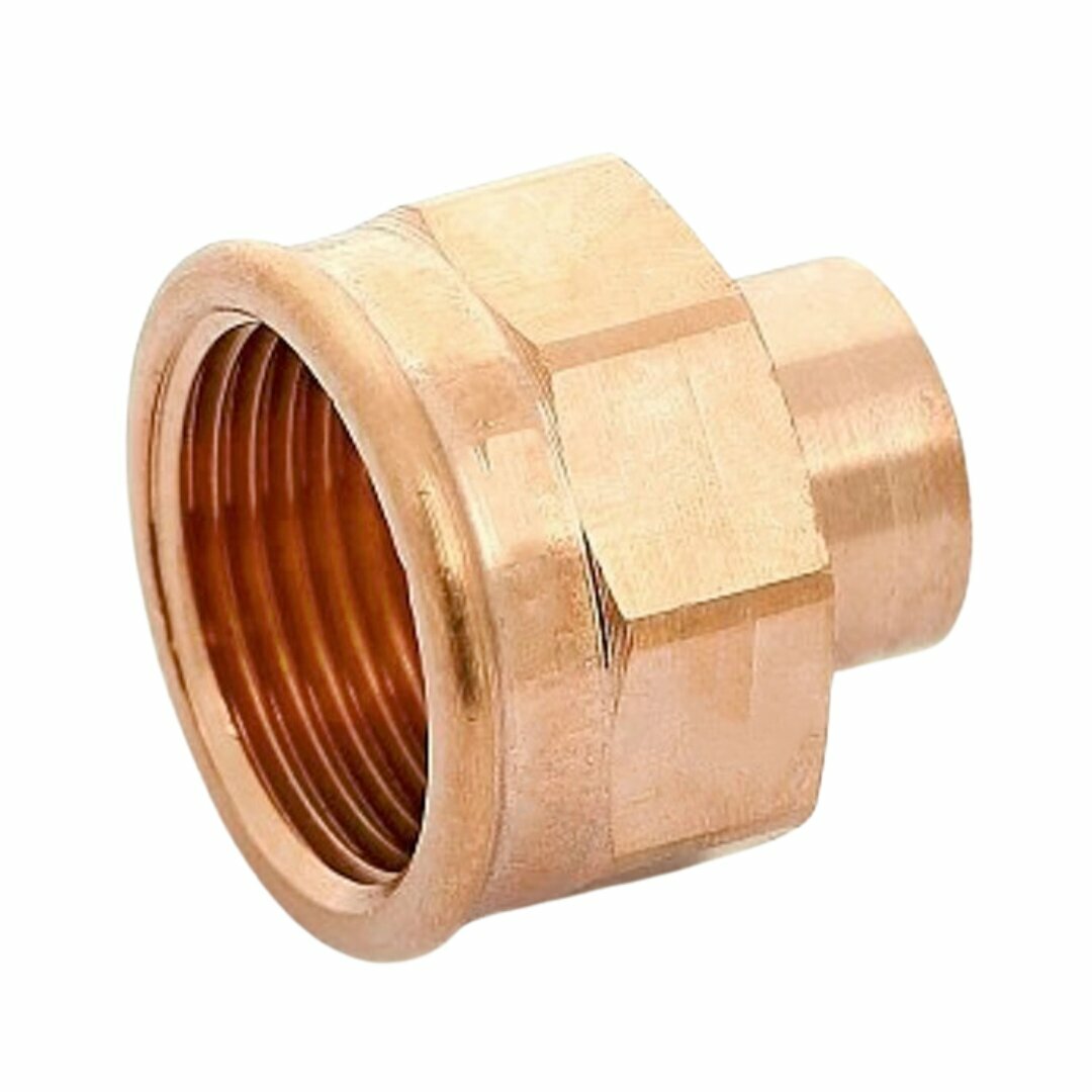 Муфта медная ВР-пайка 22 х 1" (серия 94270G) Hailiang