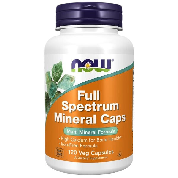Комплекс минералов NOW Full Spectrum Mineral Caps, 100 г, 120 таблеток