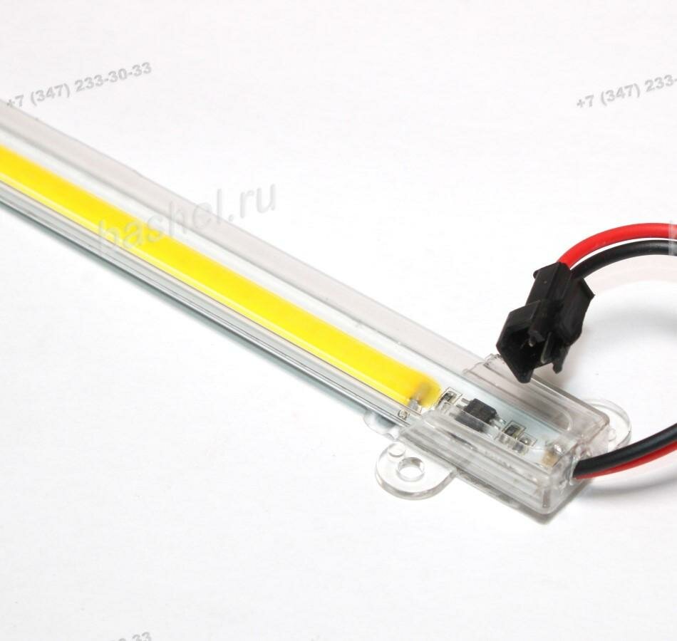 Line-220-5730-COB-280chips-W 1050Lm 15W White-6000k, Линейка светодиодная, 1000x15x8мм