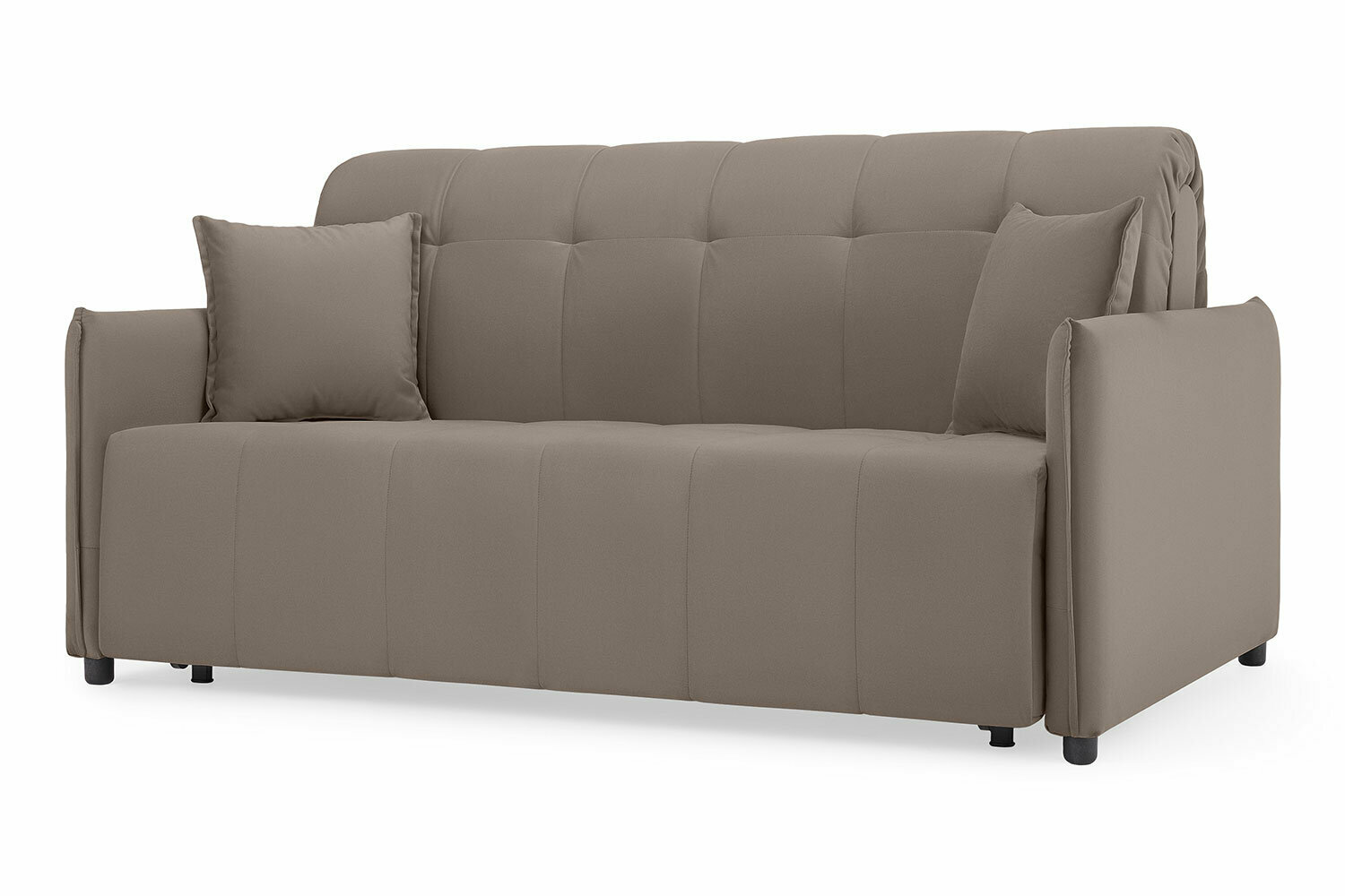 Диван-кровать DREAMART Монако 160, велюр, 178х91х110, прямой, цвет коричневый