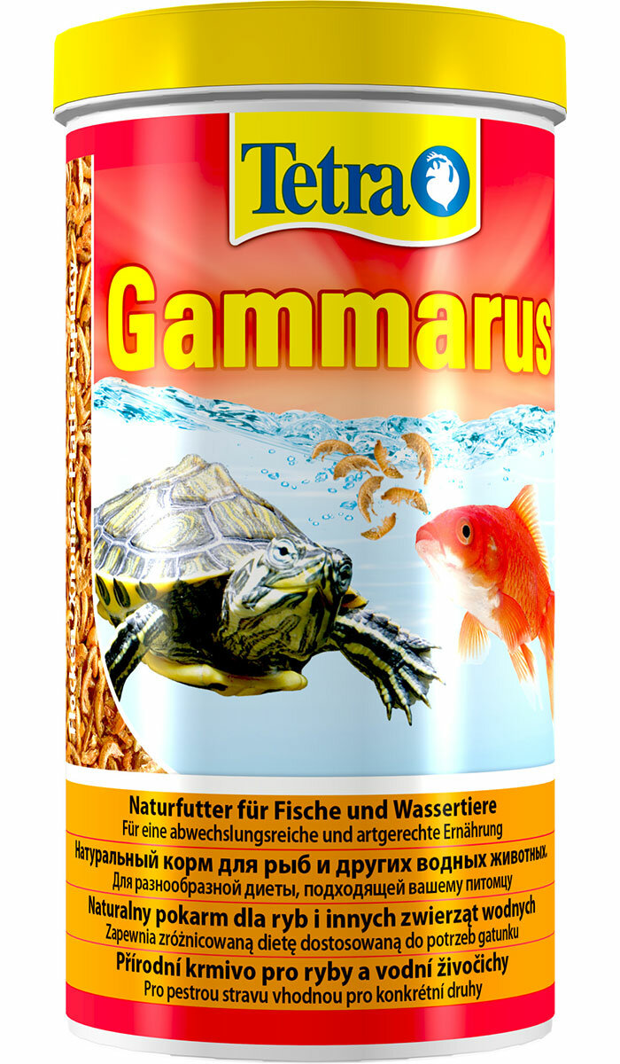 TETRA GAMMARUS корм для водных черепах и рыб (250 мл х 8 шт)