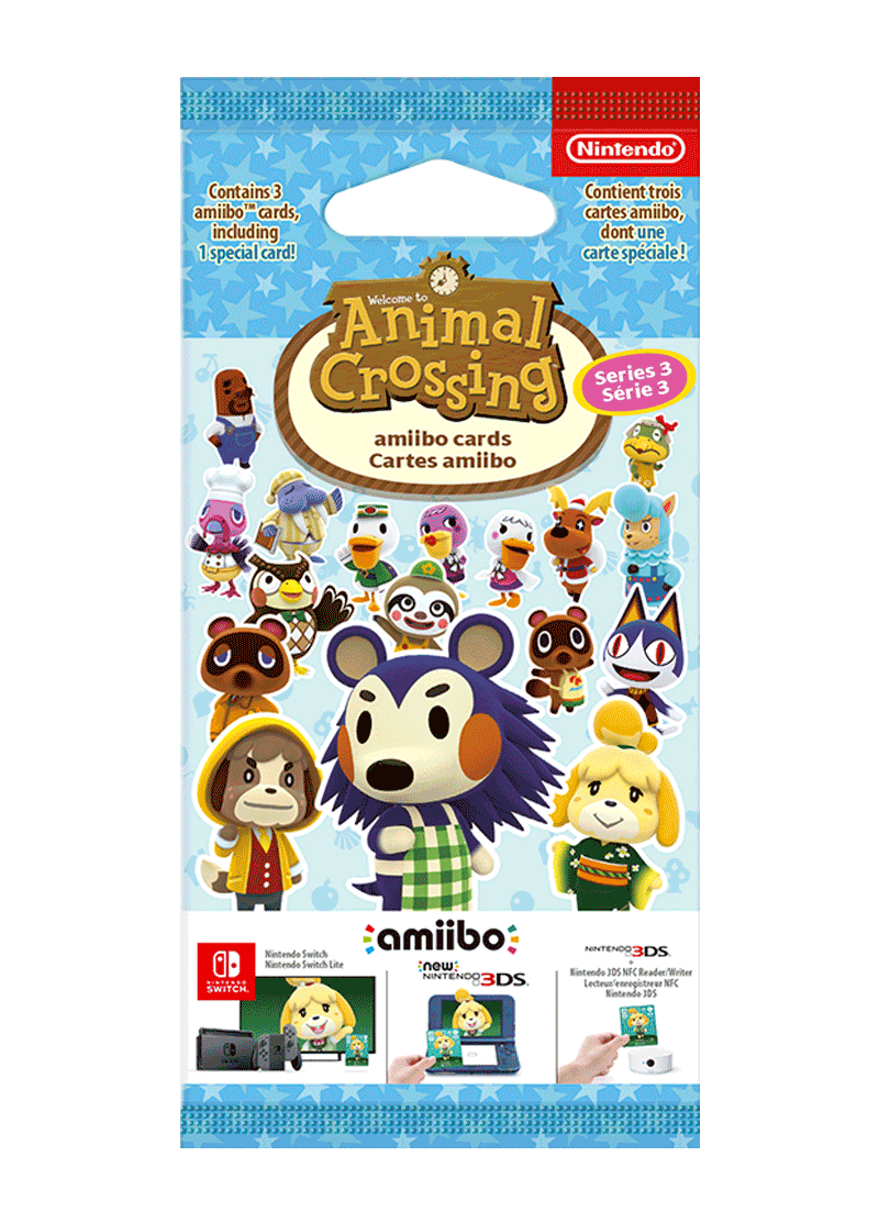 Amiibo Карты Animal Crossing Cards Series 3 [выпуск 3]