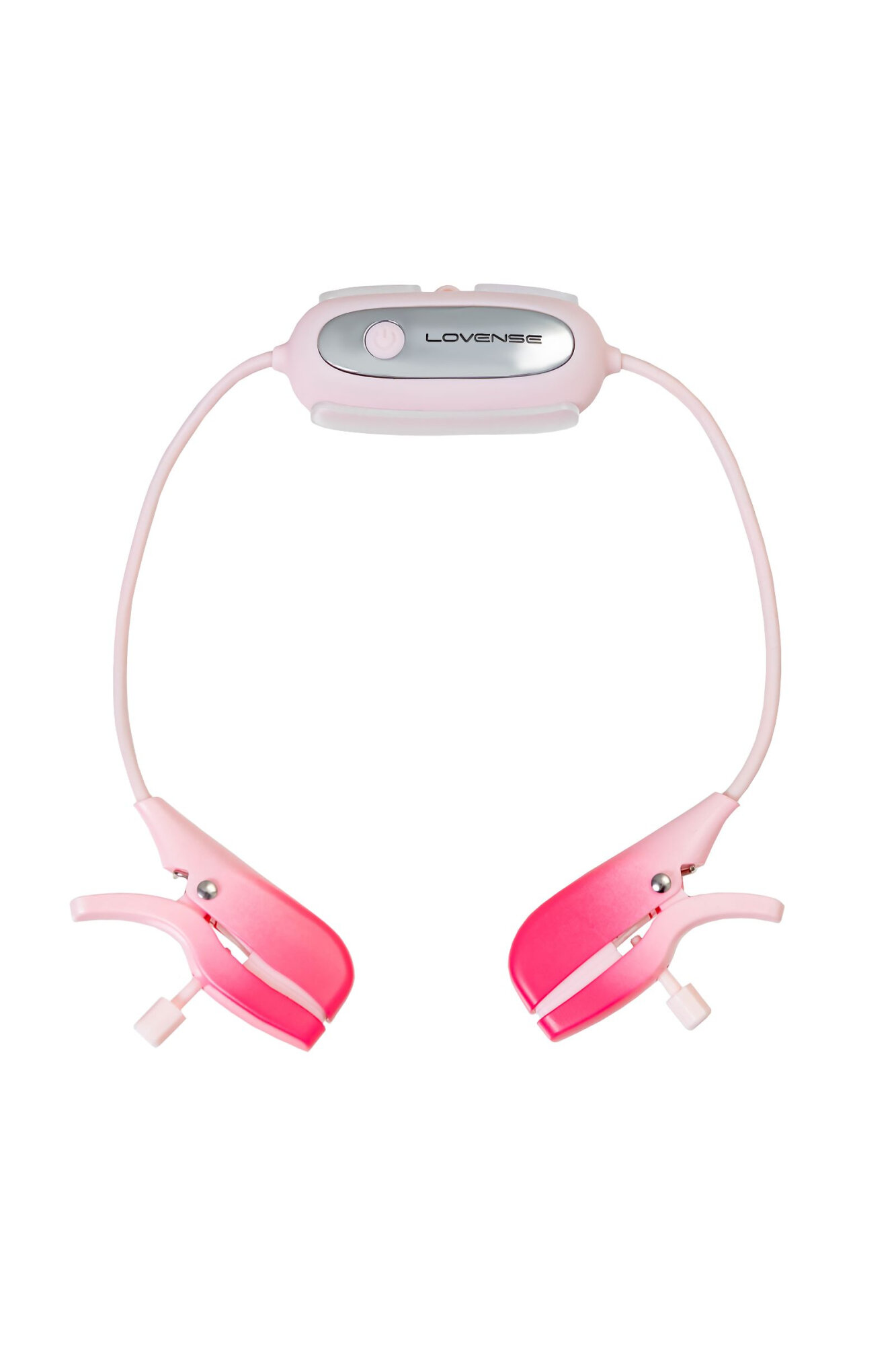 Вибромассажер для сосков Gemini Lovense TPE, розовый, ABS-пластик Lovense Вибромассажер для сосков Gemini Lovense TPE, розовый, ABS-пластик