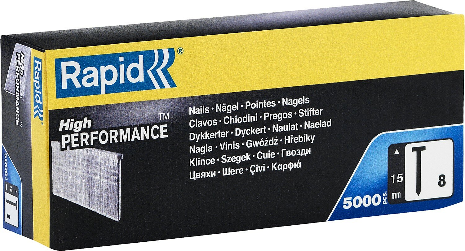 RAPID тип 300, 15 мм, 5000 шт, закаленные супертвердые гвозди (40100532)