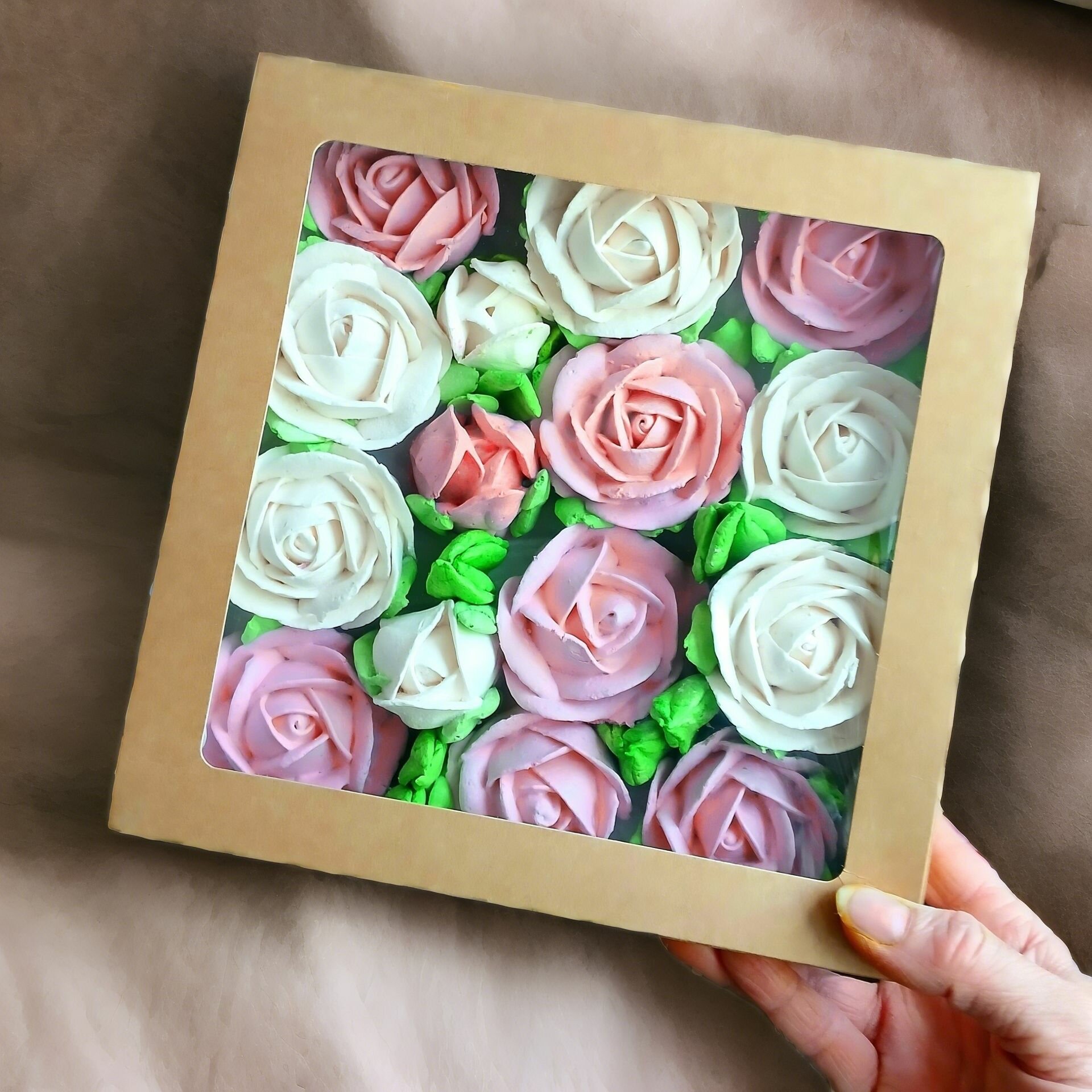 Набор зефирный "Подарочный", яблочный, ручная работа, 230г, 15шт