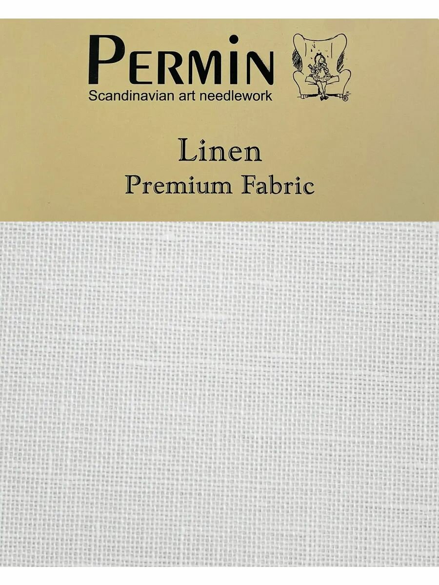 Канва Permin Linen 28 ct. (70x50 см, цвет 350) 100% лен